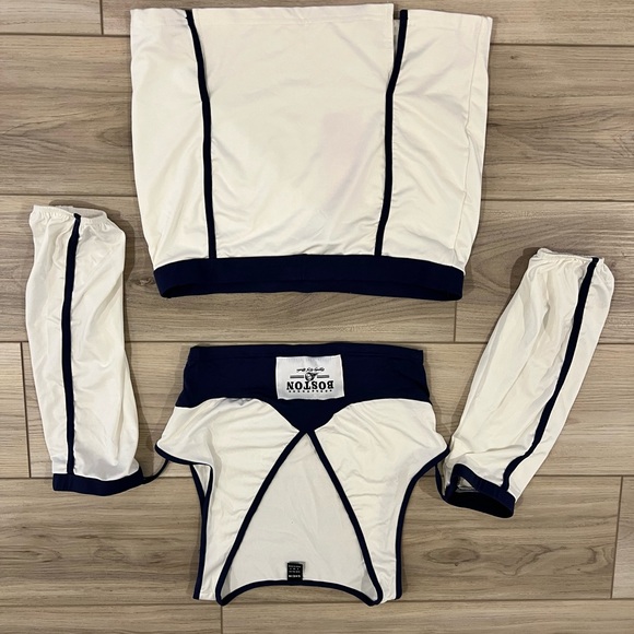SHEIN | Other | Boston Proper White And Navy Set | Poshmark